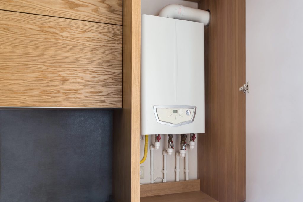 Hide And Sleek: How To Cover Unsightly Boiler Pipes ~ Fresh Design Blog